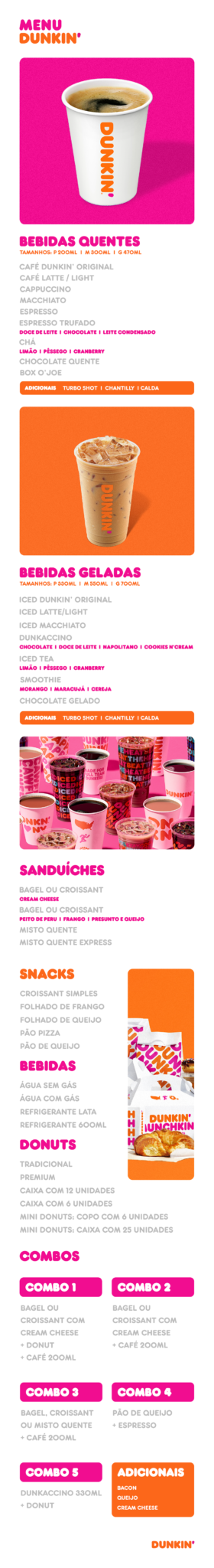 Menu – Dunkin